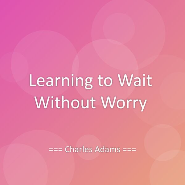 Learning to Wait Without Worry, Charles Adams - Qobuz