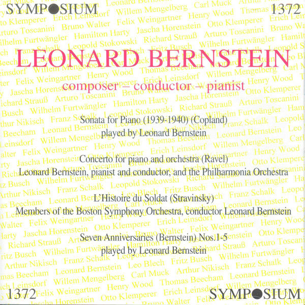 Leonard Bernstein: Composer - Conductor - Pianist (Aaron Copland ...