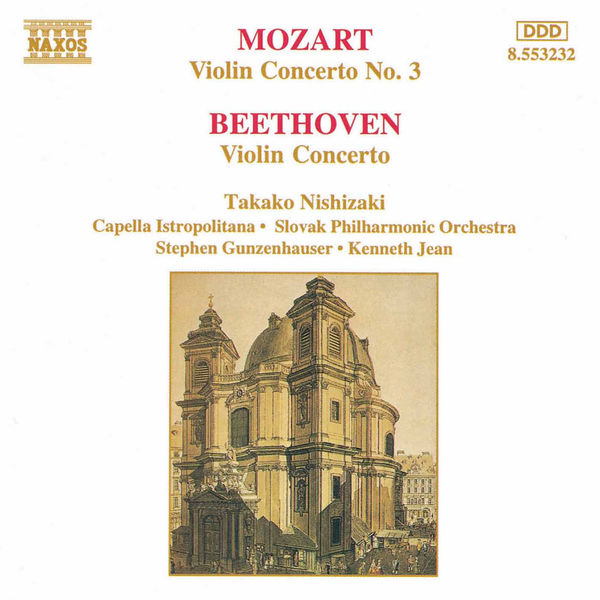MOZART: Violin Concerto No. 3 / BEETHOVEN: Violin Concerto in D Major, Takako Nishizaki - Qobuz