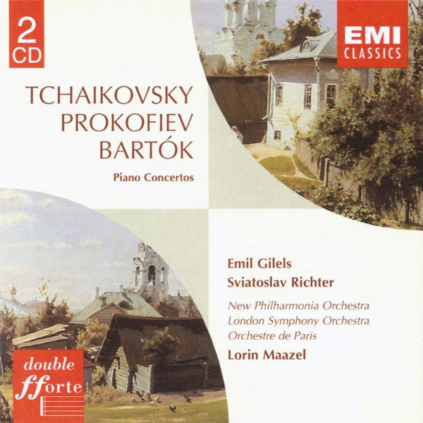 Bartók/Prokofiev/ Tchaikovsky Piano Concertos, Sviatoslav Richter/Emil Gilels/New Philharmonia ...