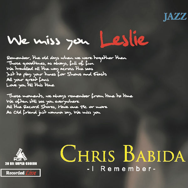 I Remember... Leslie, Chris Babida - Qobuz