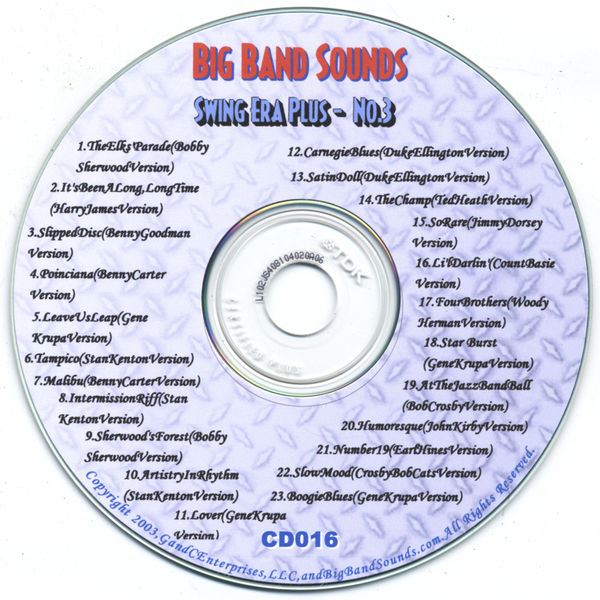 Swing Era Plus No. 3 - Cd016, Big Band Sounds - Qobuz