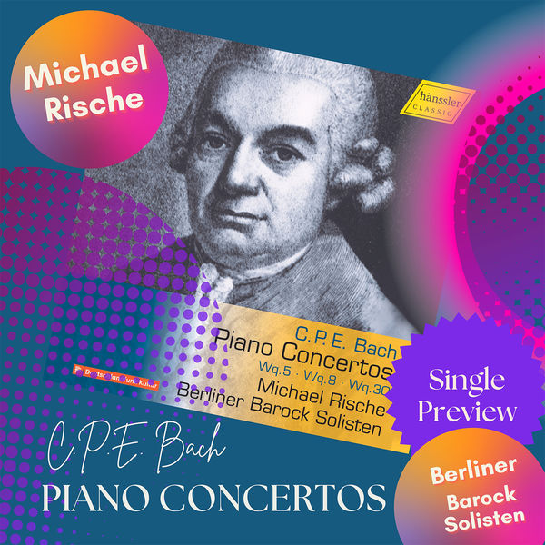 Harpsichord Concerto in A Major, Wq. 8 (Arr. for Piano & Orchestra) , Carl Philipp Emanuel Bach ...