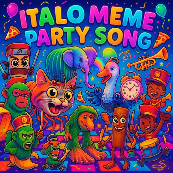 Italo Meme Party (Italian brainrot) All Characters Together, ABC Fam ...
