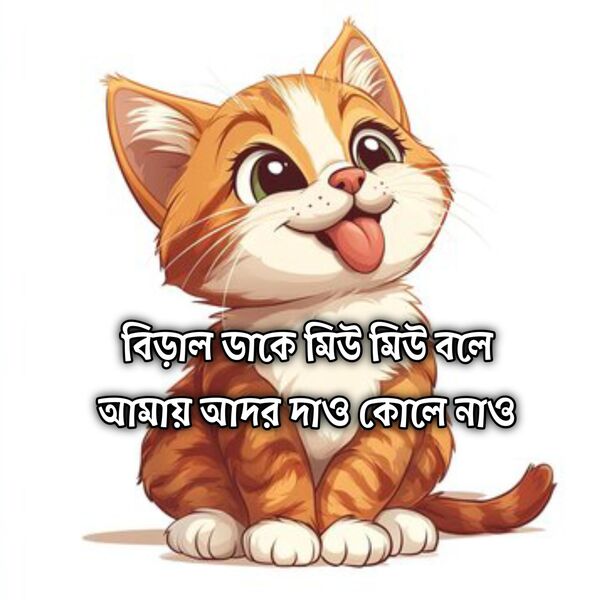 বিড়াল ডাকে মিউ মিউ বলে আমায় আদর দাও কোলে নাও | Biral Dake Meow Meow ...