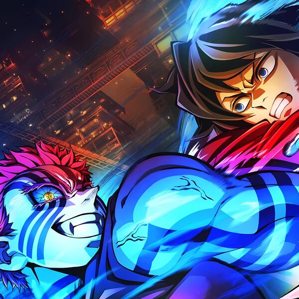 Giyu's Demon Slayer Mark Appears (Akaza vs Giyu) "Demon Slayer: Infinity Castle OST" 猗窩座vs冨岡義勇「鬼 ...