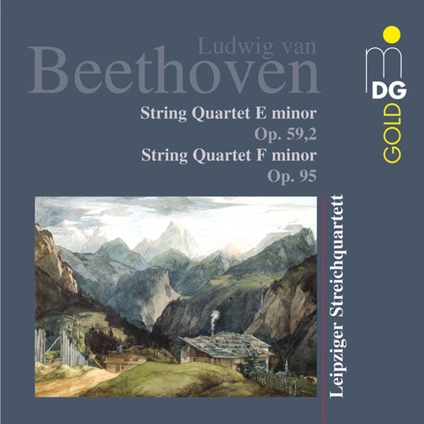 Beethoven: String Quartets, Op. 95 & 59:2, Ludwig van Beethoven by Leipziger Streichquartett - Qobuz