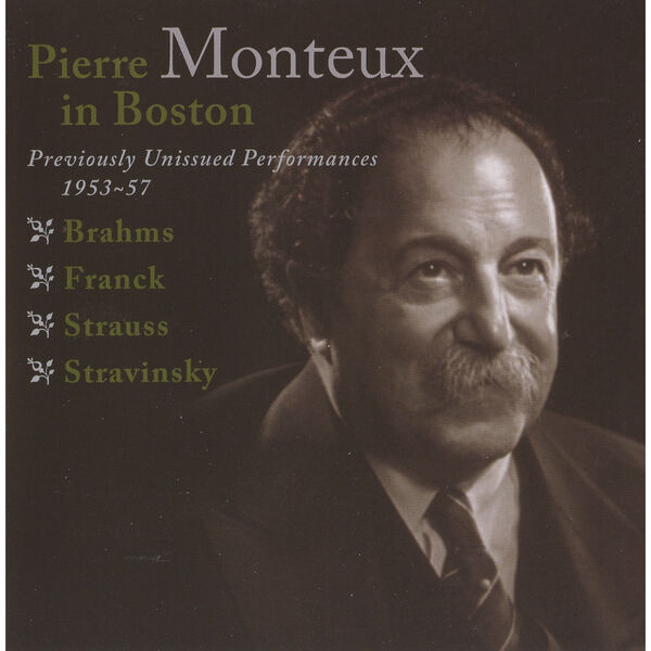 Pierre Monteux in Boston - Previously Unissed Performances, 1953-1957 ...