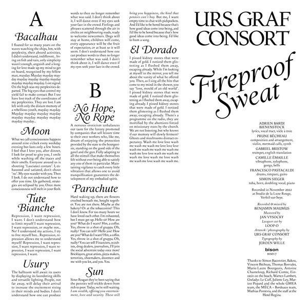 Fireproof Sweat, Urs Graf Consort - Qobuz