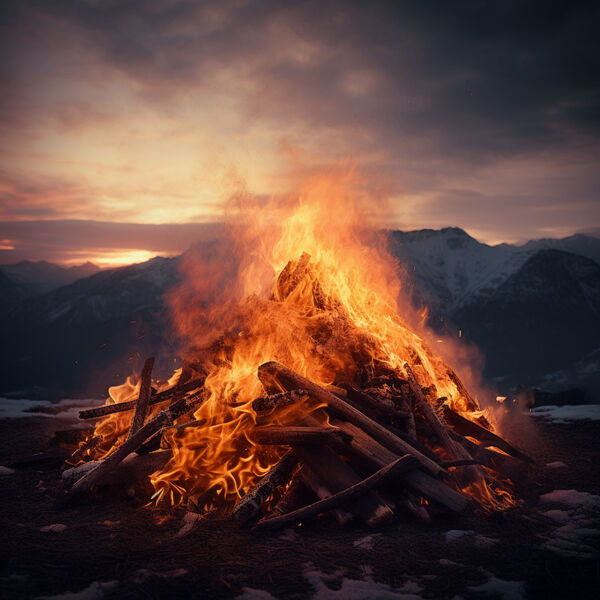 Flickering Flames: Calming Tunes for Fire Ambience, Worldwide Nature ...