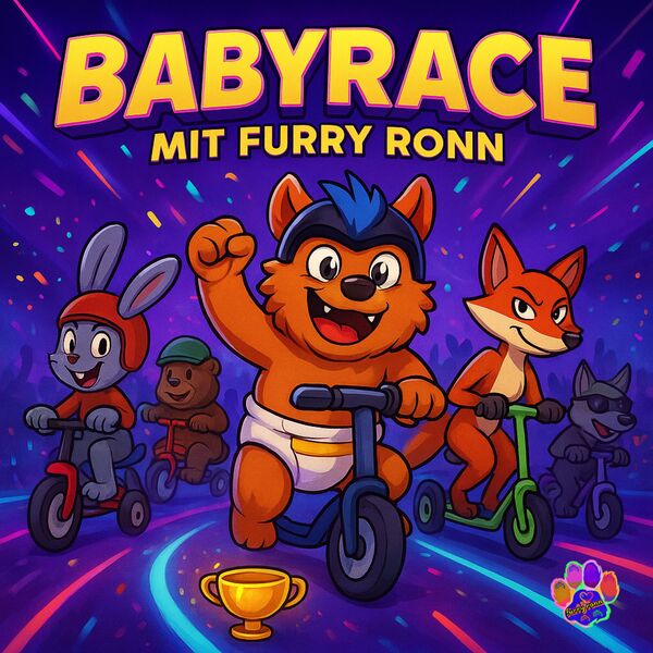 Baby Race with furry Ronn (AI generated Englisch version), furry ronn ...