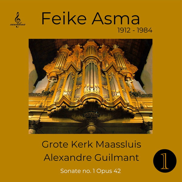 Feike Asma speelt op het orgel van de grote kerk Maassluis, Alexandre ...