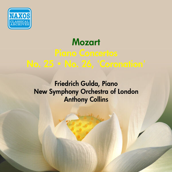 Mozart, W.A.: Piano Concertos Nos. 25 and 26, "Coronation" (Gulda, New Symphony Orchestra of ...