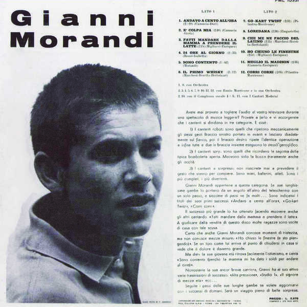 1 ° LP - 1963 - Full Album, Gianni Morandi - Qobuz